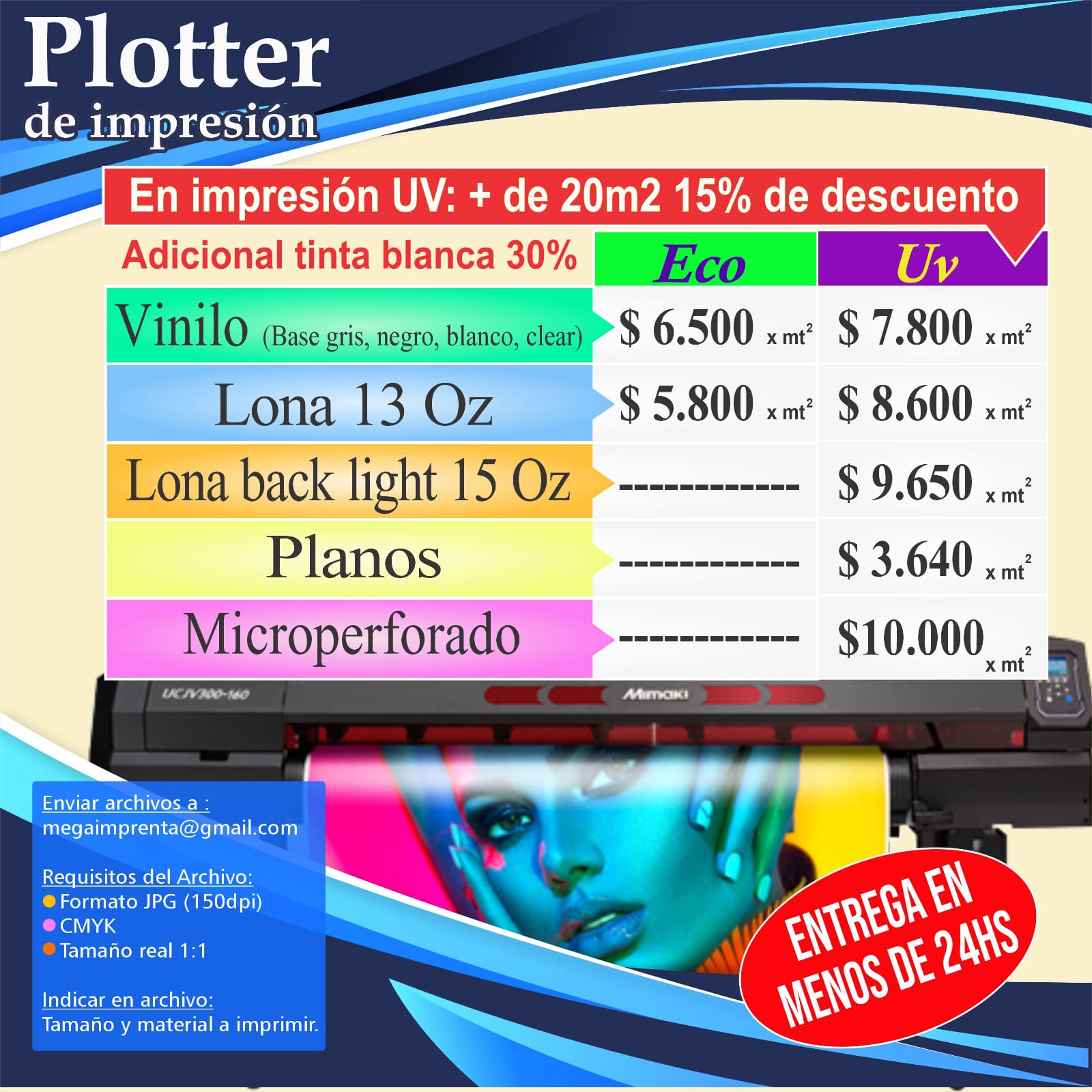 Plotter - Mega Imprenta